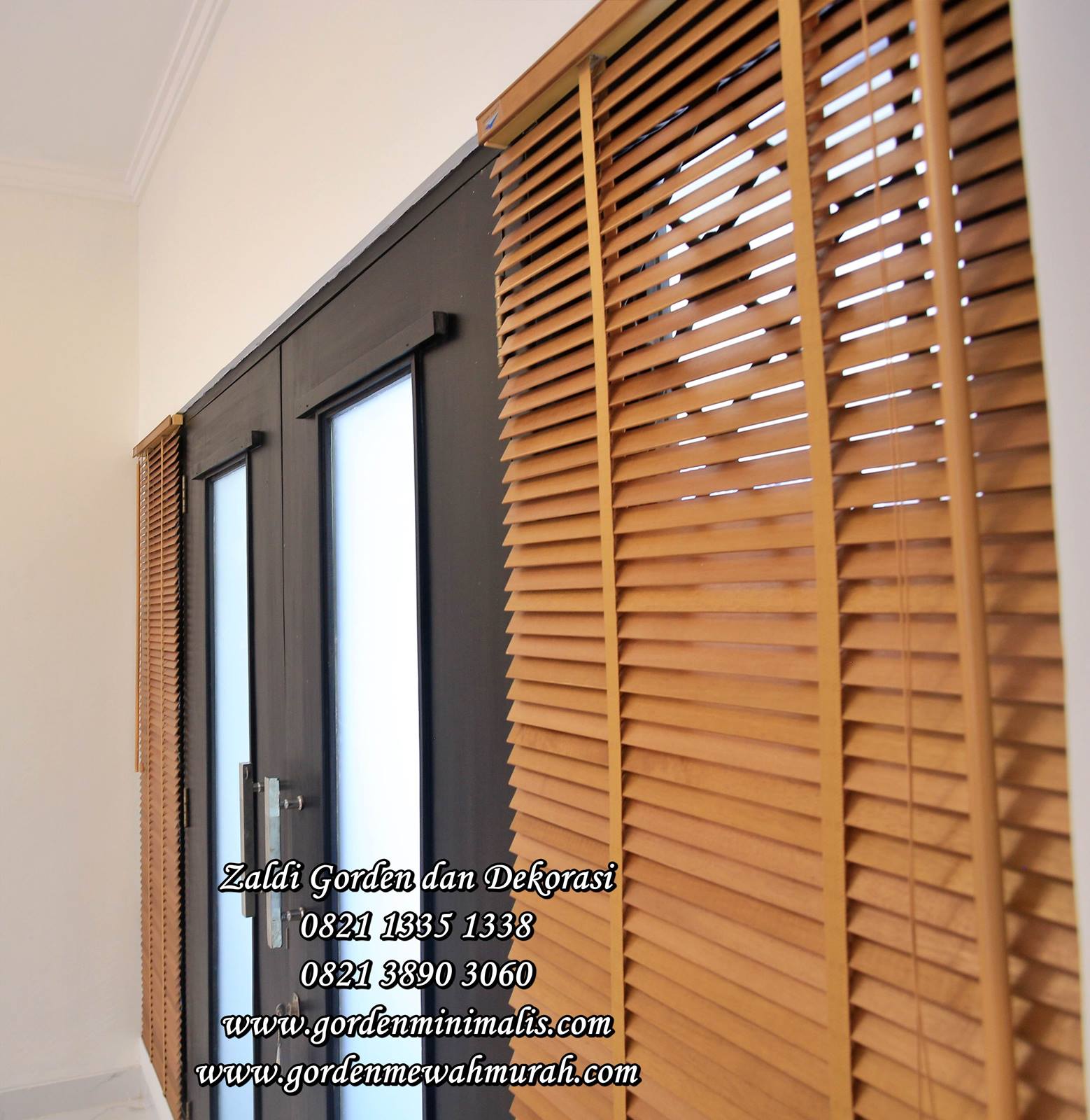 Gorden kayu wooden blind krey kayu tirai gulung | kaingordenrumahsakit