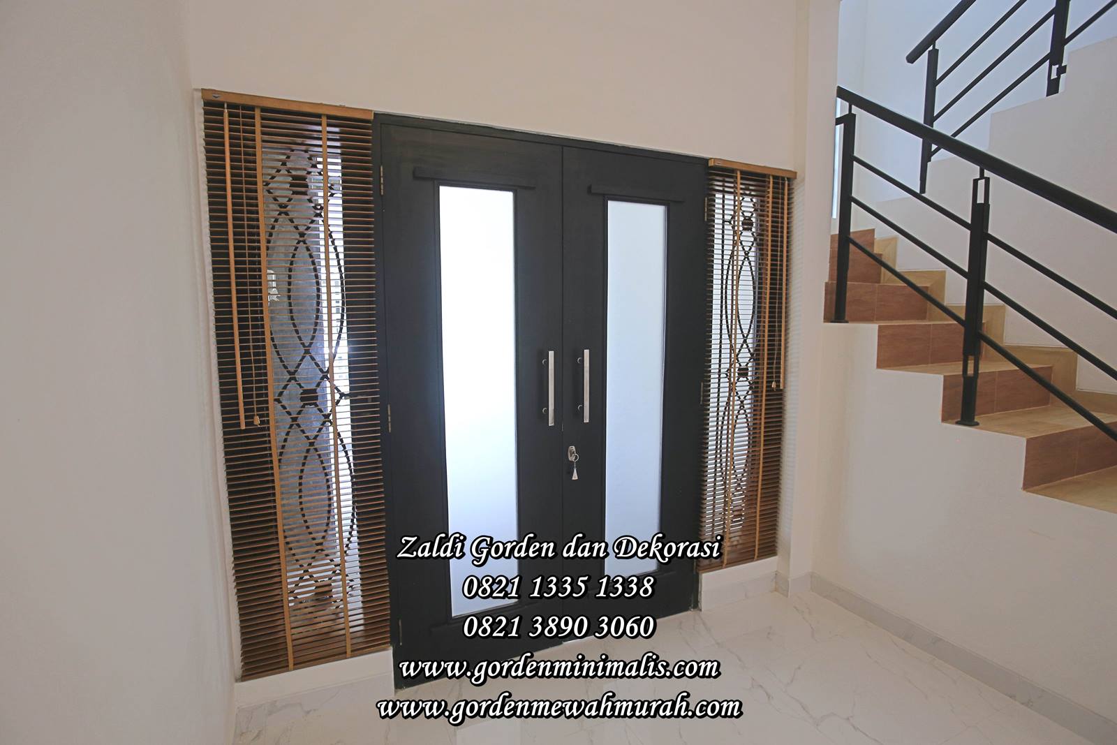 Gorden kayu wooden blind krey kayu tirai gulung | kaingordenrumahsakit