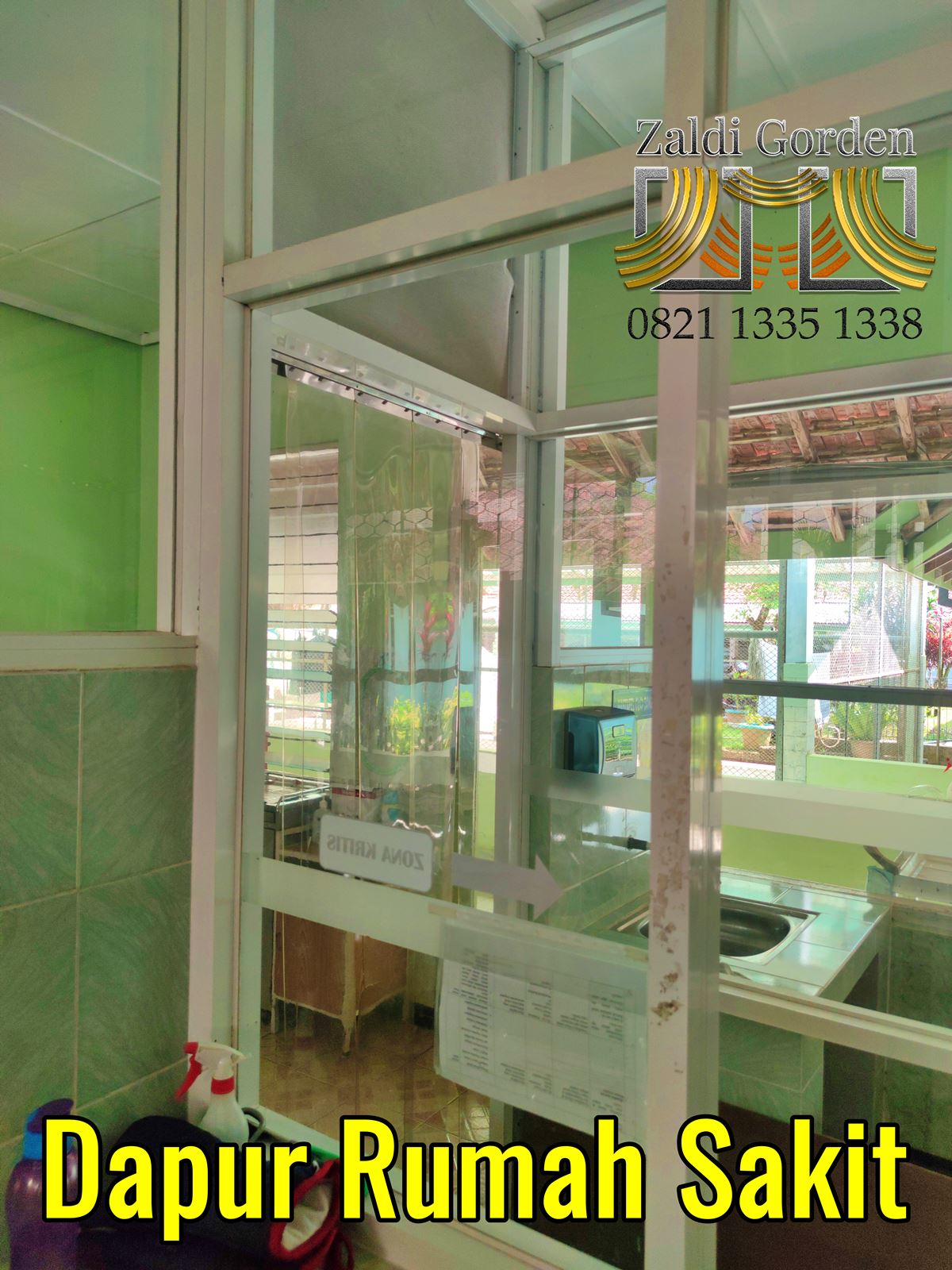 Gorden Plastik Transparan untuk Pintu Dapur dan Pembatas Ruang Obat ...